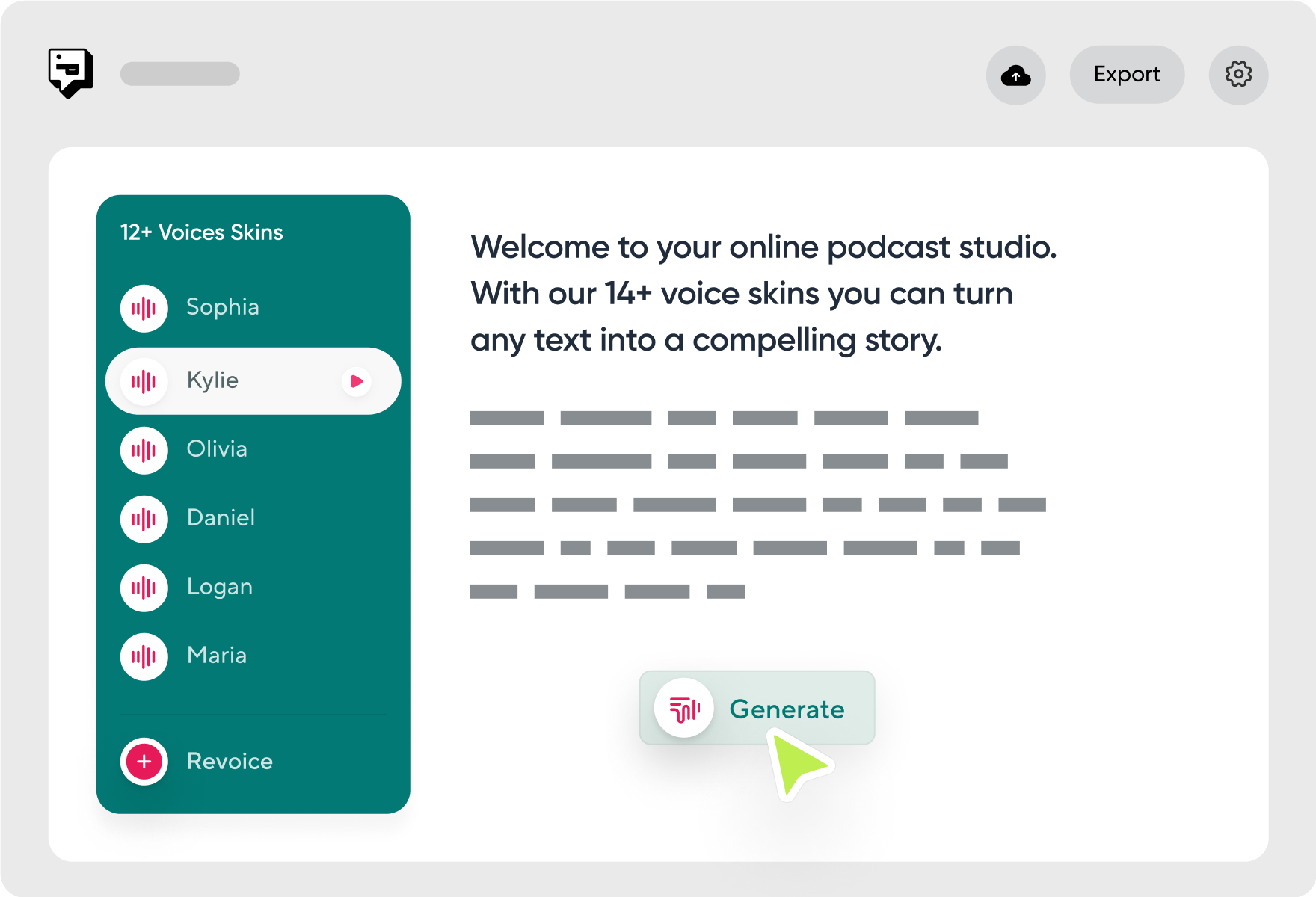 Text To Audio Online Editor