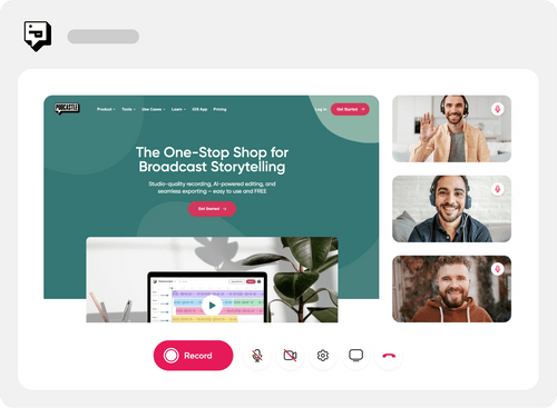 Remote Interview Recording for Podcasts | Podcastle